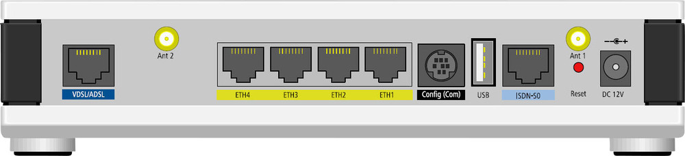 Lancom Systems 1781VAW (All-IP, EU, over ISDN) WLAN Router mit Modem ...