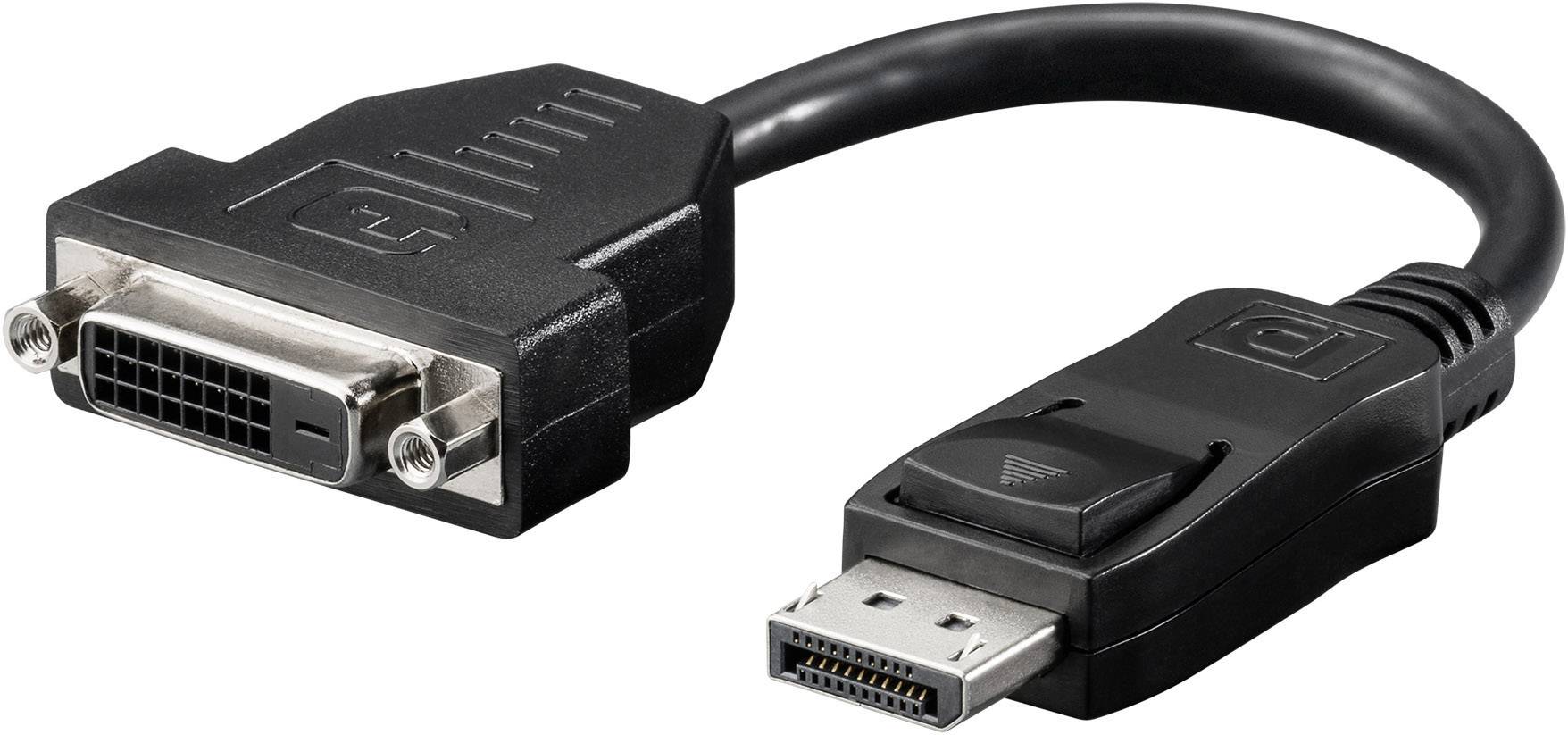 Goobay DisplayPort / DVI Adapter [1x DisplayPort Stecker - 1x DVI ...