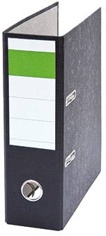 Ordner DIN A5 Rückenbreite: 75 mm Schwarz Wolkenmarmor 2 Bügel ...