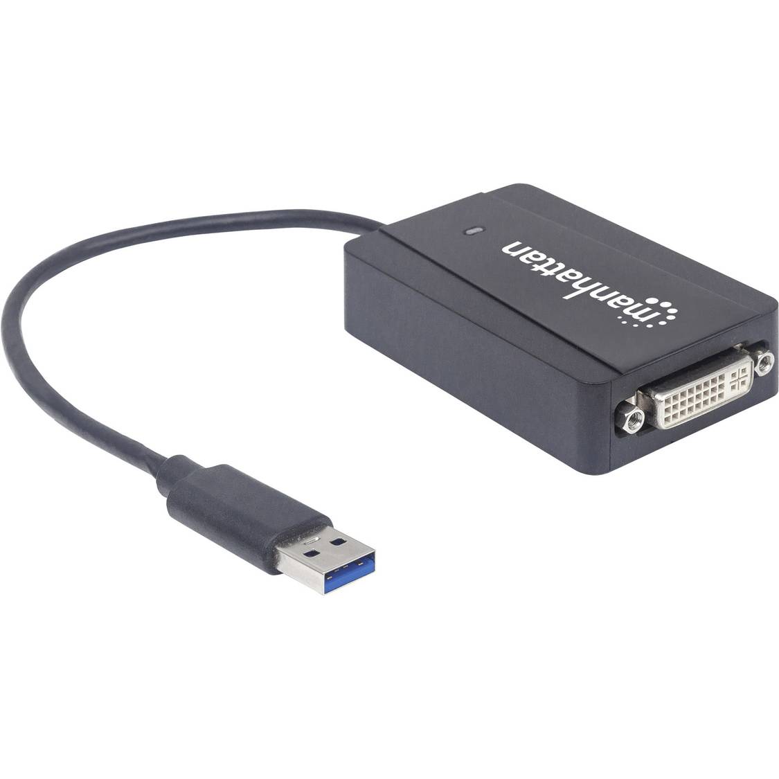 Manhattan Usb 3 0 Dvi Adapter [1x Usb 3 0 Stecker A 1x Dvi Buchse