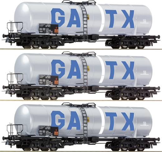 Roco 67136 H0 3er-Set Kesselwagen der GATX kaufen