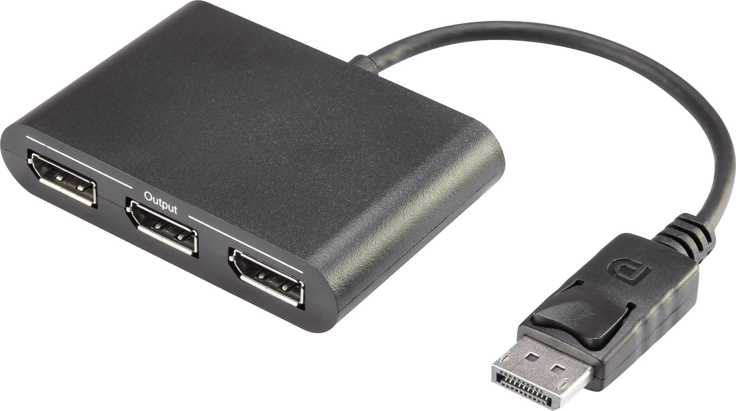 DisplayPort Splitter [1x DisplayPort Stecker - 3x DisplayPort Buchse ...