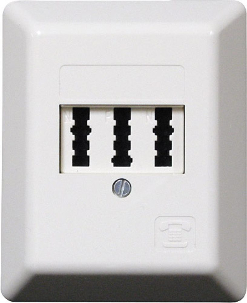 Telefondose NFN-Kodierung Unterputz Weiß kaufen