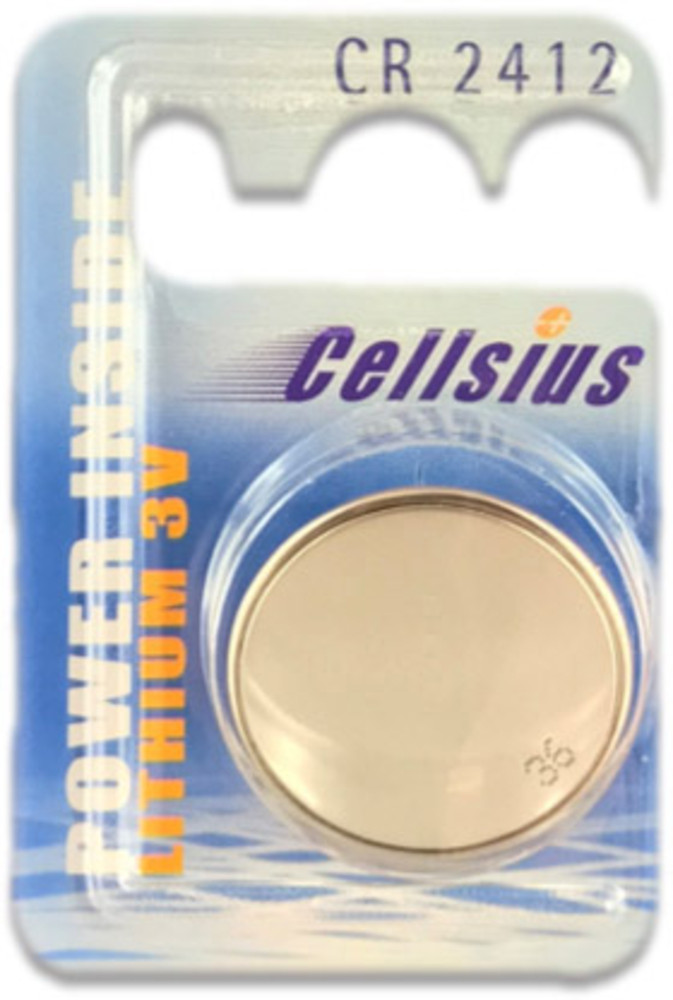 Knopfzelle CR 2412 Lithium Cellsius Batterie CR2412 100 mAh 3 V 1 St ...