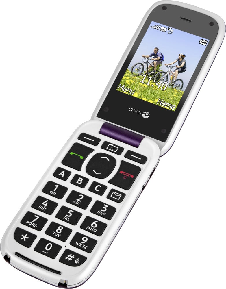 doro PhoneEasy® 613 Senioren-Klapp-Handy mit Ladestation, SOS Taste ...