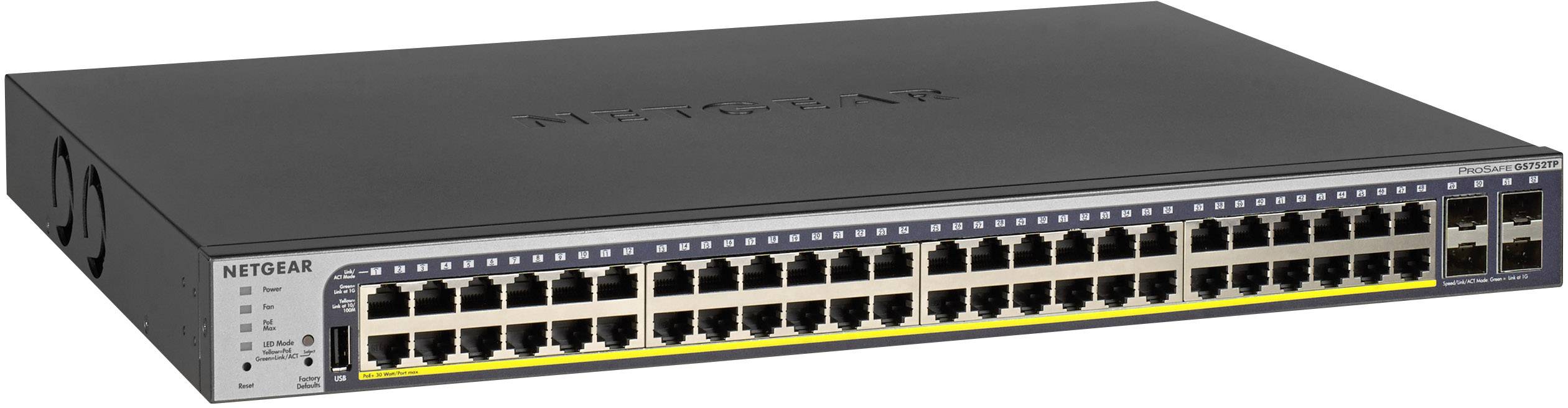 NETGEAR GS752TPv2 Netzwerk Switch 52 Port PoE-Funktion kaufen