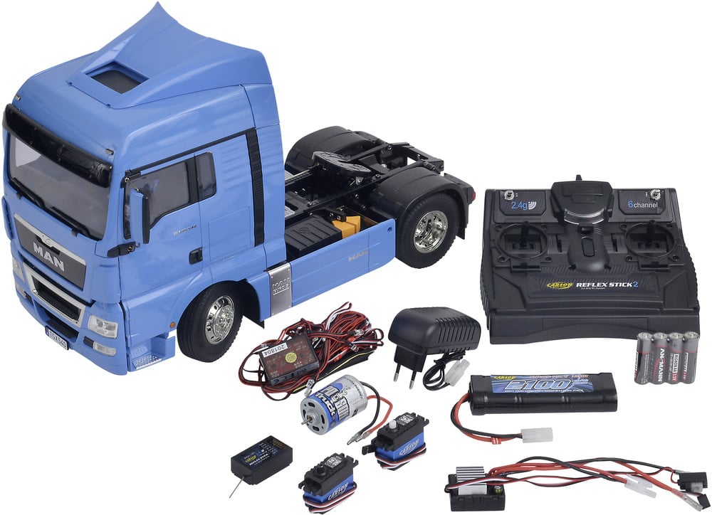 Tamiya 333056350 Man Tgx 18540 114 Elektro Rc Modell Lkw Bausatz Exklusiv Set Vorlackiert Kaufen