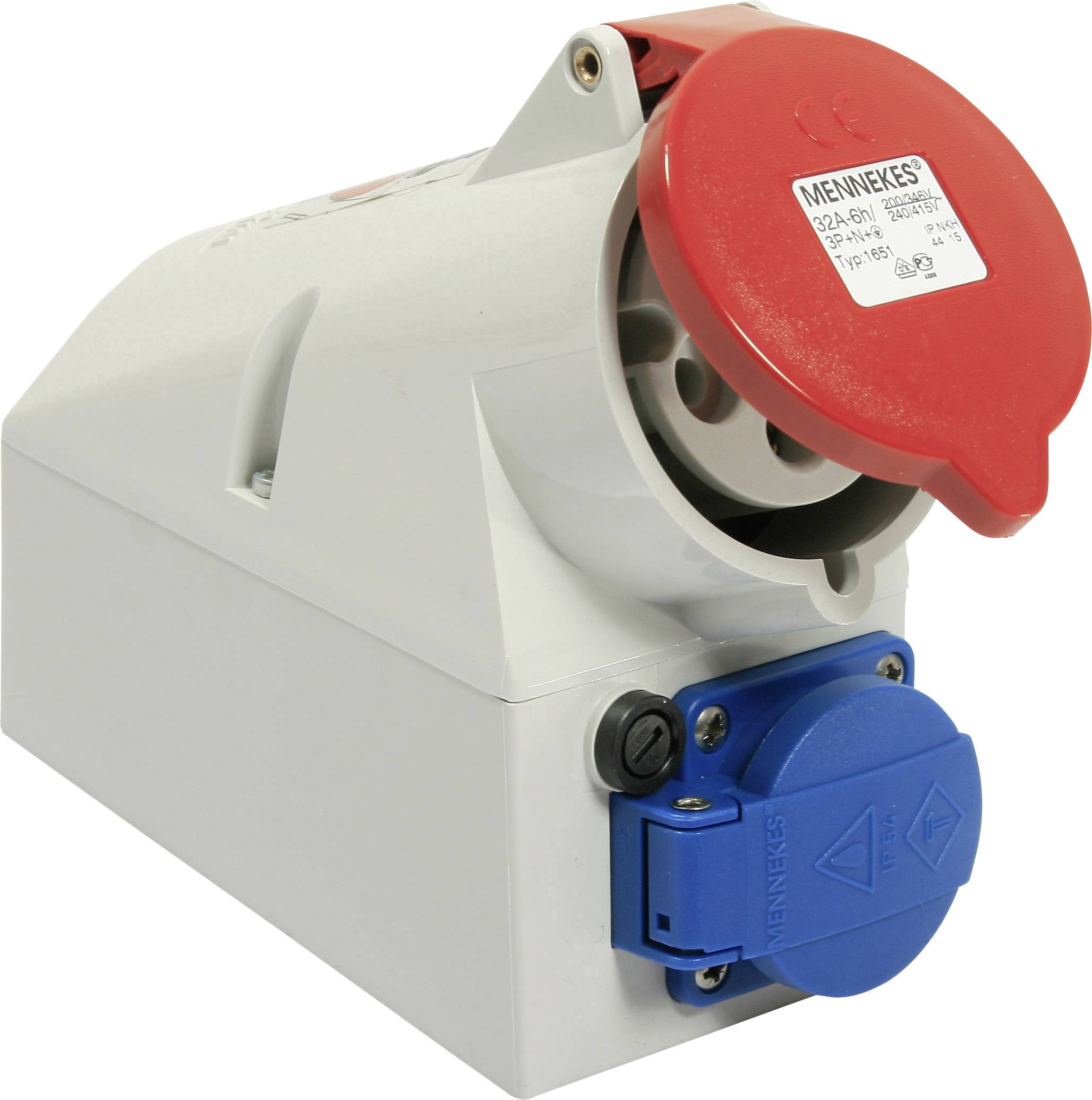 PCE 96062552 CEE Wandsteckdose 32 A 5polig 400 V 1 St. kaufen