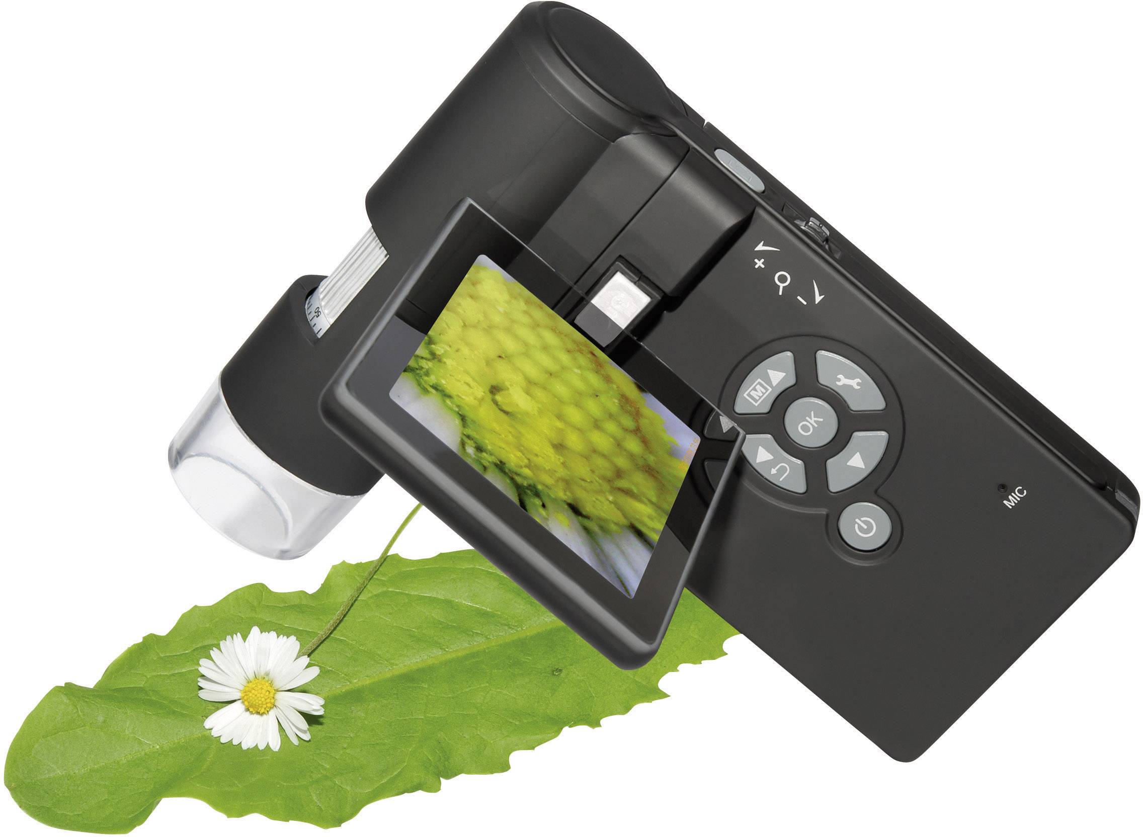 USB microscope with monitor dnt 5 MPix Digital zoom (max.): 500 x from ...