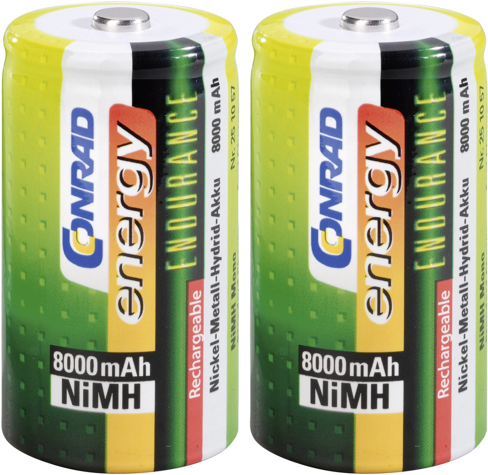Mono (D)-Akku NiMH Conrad energy Endurance HR20 8000 mAh 1.2 V 2 St. kaufen