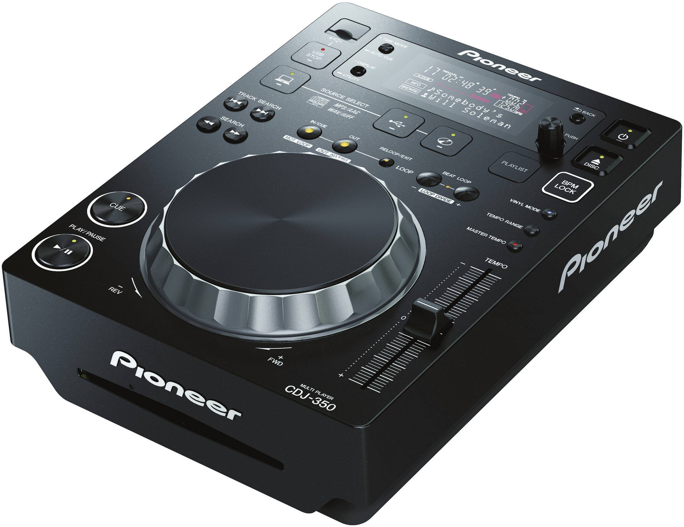 DJ Einzel CD Player Pioneer DJ CDJ-350-K kaufen DJ Einzel CD Player Pioneer DJ CDJ-350-K kaufen