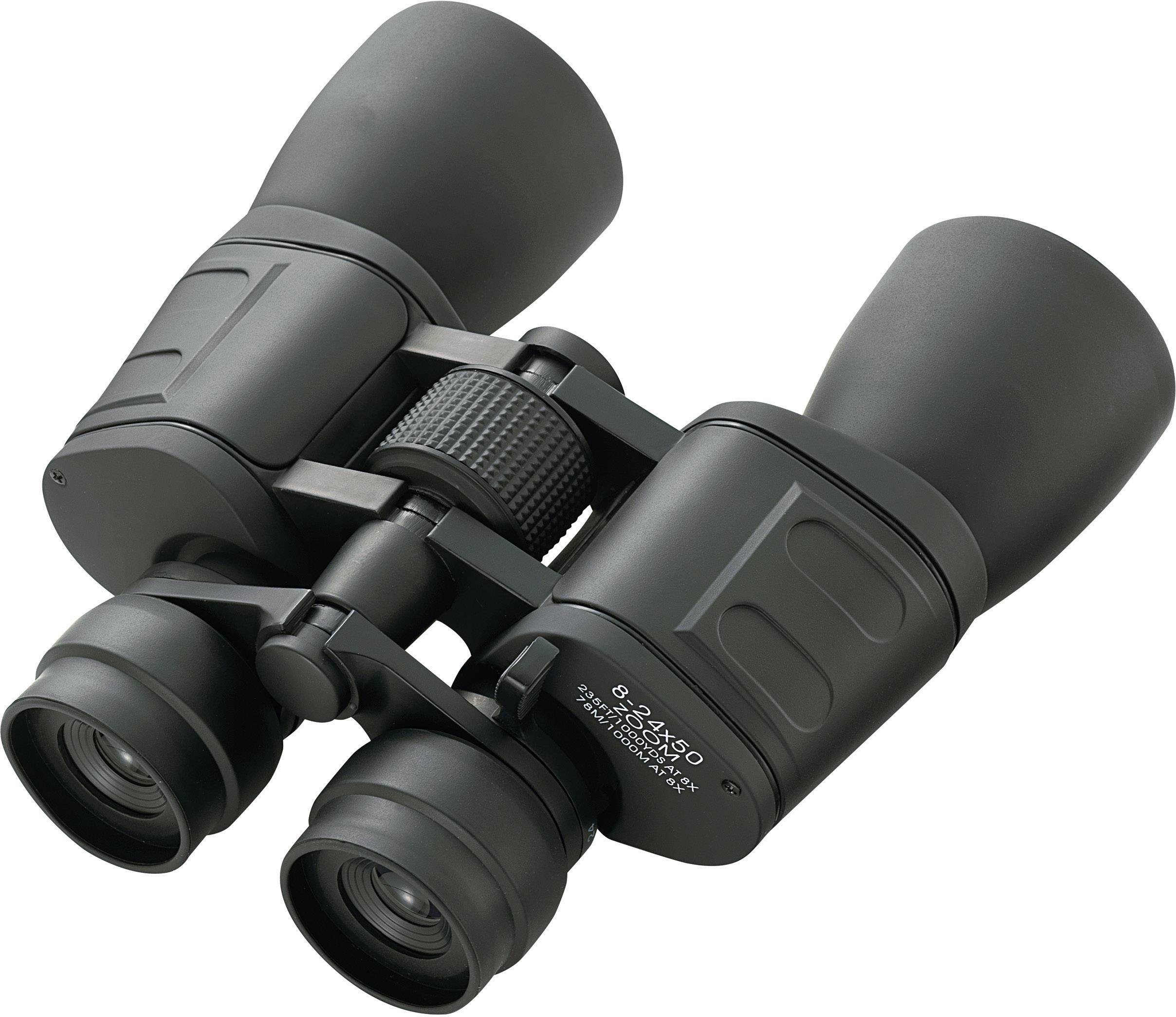 Zoom binoculars Zoom-Fernglas 8-24x50 mm 50 mm Black (rubberized) from ...