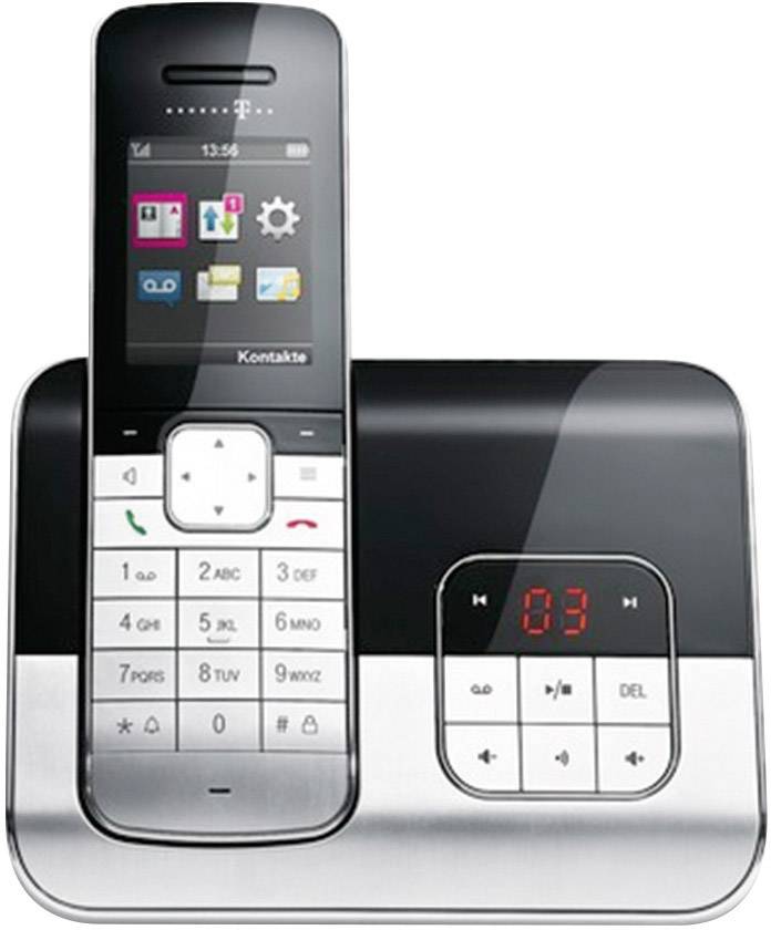 Schnurloses Telefon analog Telekom Sinus A806 Anrufbeantworter ...