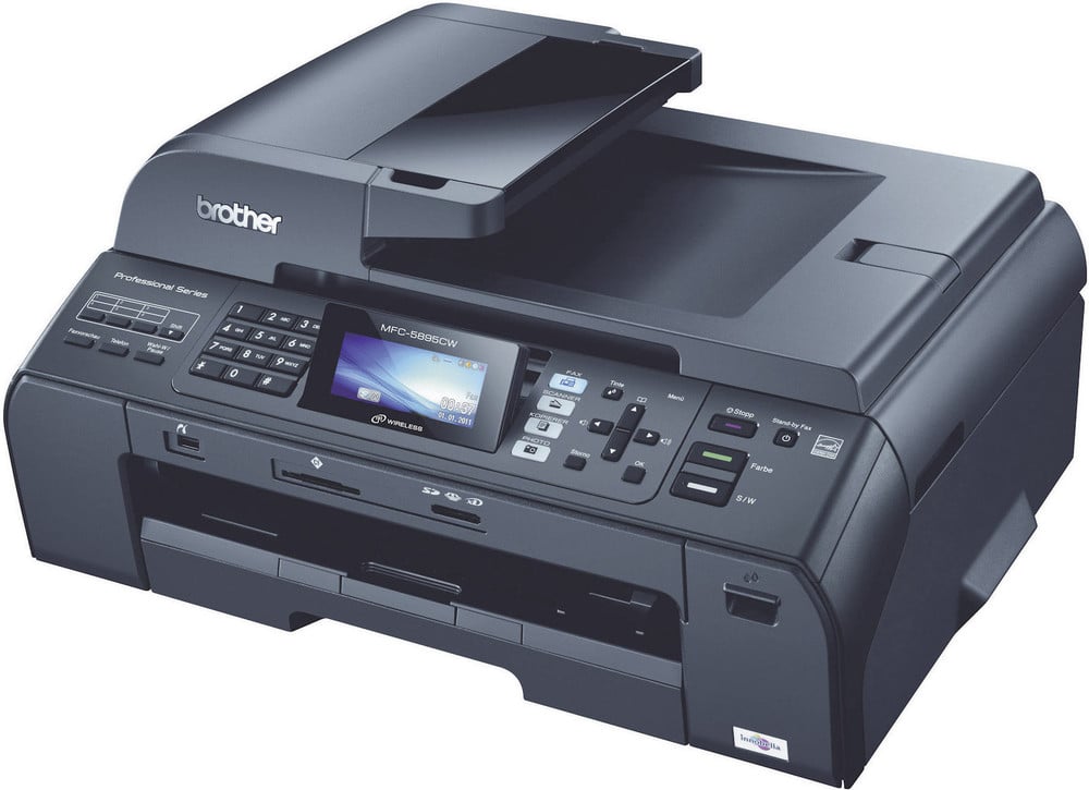 Brother MFC-5895CW, Multifunktionsgerät Tinte A3 4in1, USB,LAN,WLAN,ADF ...