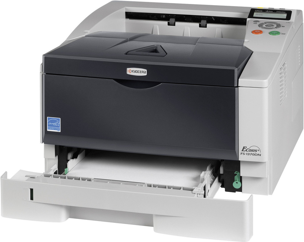 Kyocera FS-1370DN, S/W-Laserdrucker, A4, USB,LAN,Duplex, 1200 x 1200 ...