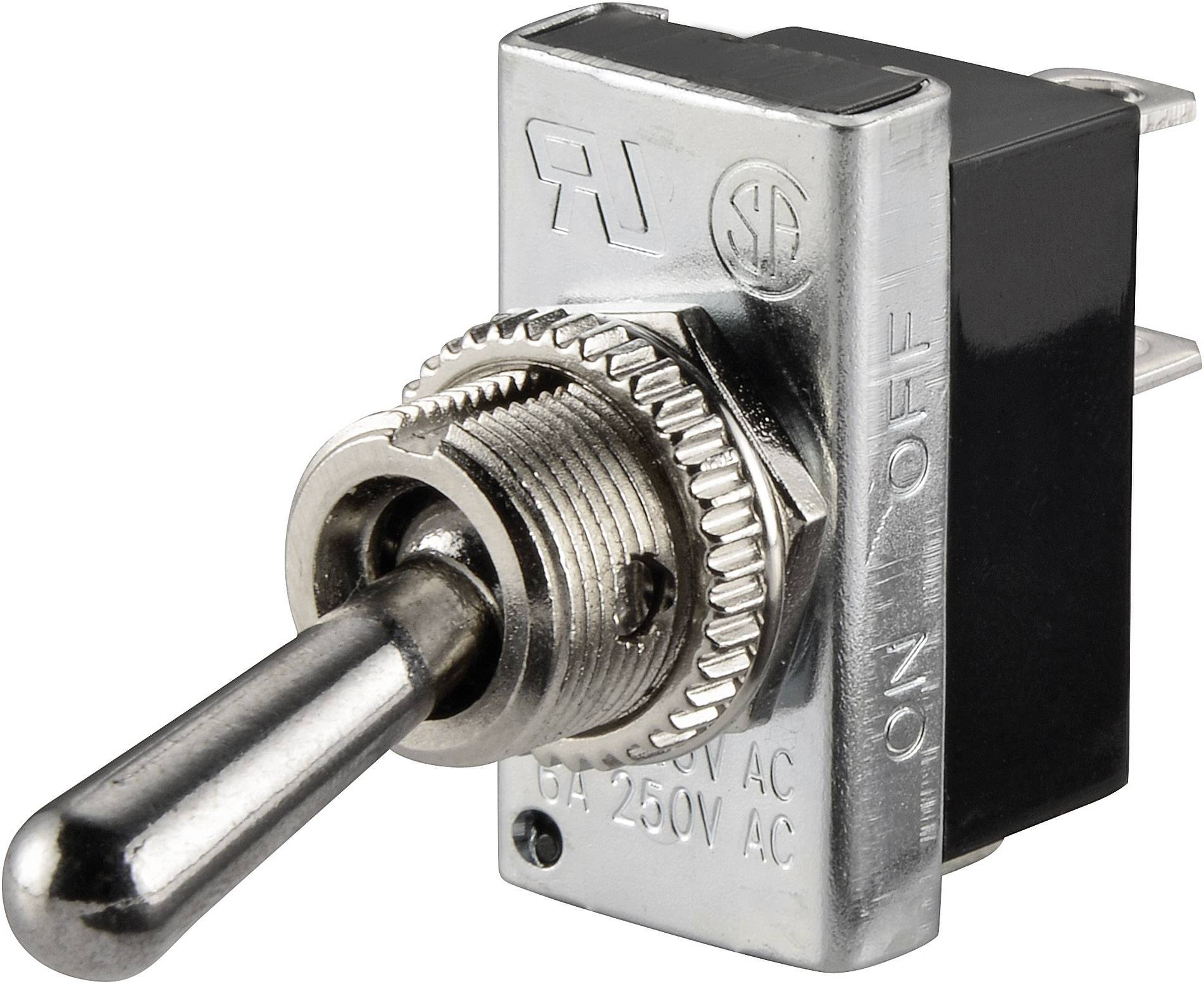 TRU COMPONENTS TC-12813684 Kippschalter 125 V/AC, 250 V/AC 6 A 1 x Ein/Aus rastend 1 St. kaufen