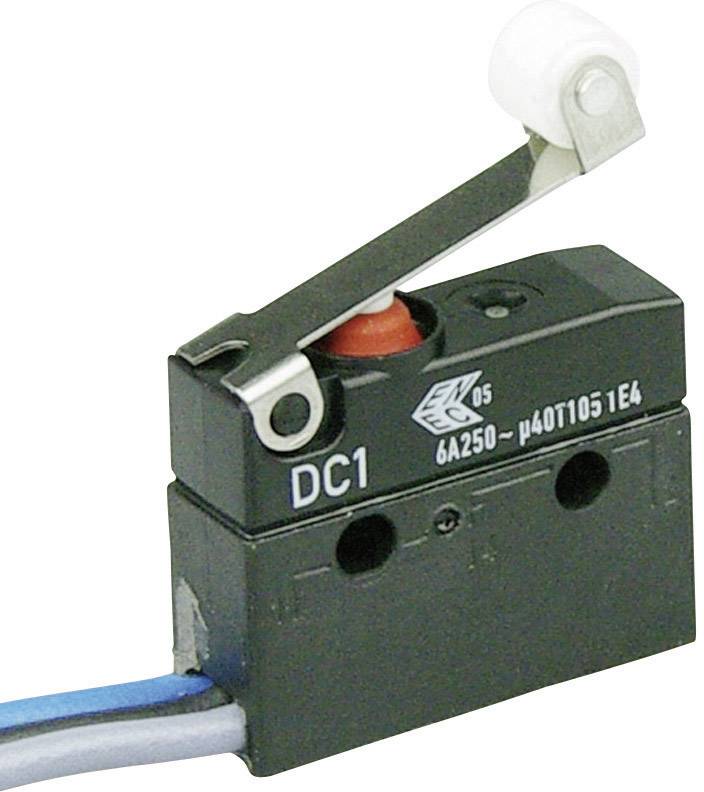 ZF Mikroschalter DC1C-C3RB 250 V/AC 6 A 1 x Ein/(Ein) IP67 tastend 1 St ...