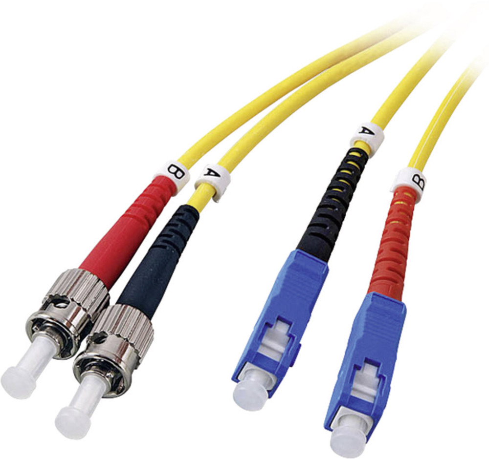 EFB Elektronik Glasfaser LWL Anschlusskabel [1x ST-Stecker - 1x SC ...