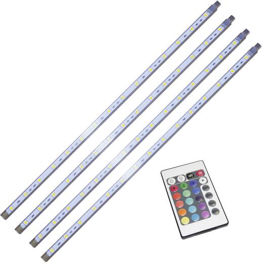 LED-Lichtleisten-Komplettset mit Stecker 12 V 160 cm RGB Müller Licht ...