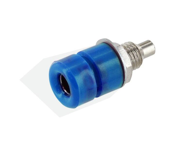 econ connect TB40BL Laborbuchse Buchse, Einbau Stift-Ø: 4 mm Blau 1 St ...