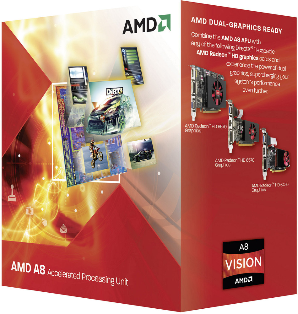 AMD A8-3850 APU mit AMD Radeon™ HD 6550D Grafikeinheit Boxed kaufen