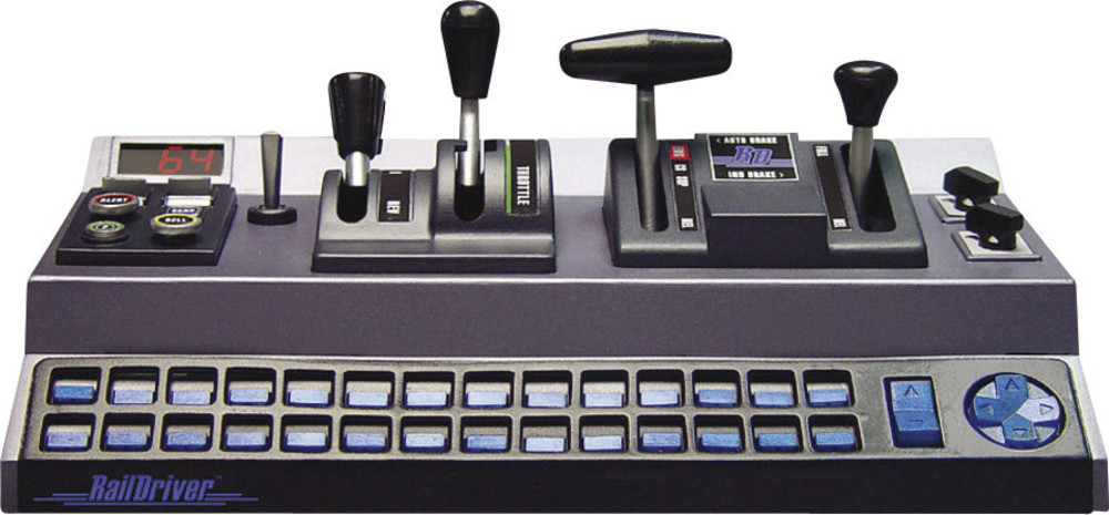 Eisenbahnsimulator-Controller Aerosoft RailDriver Desktop USB PC Schwarz