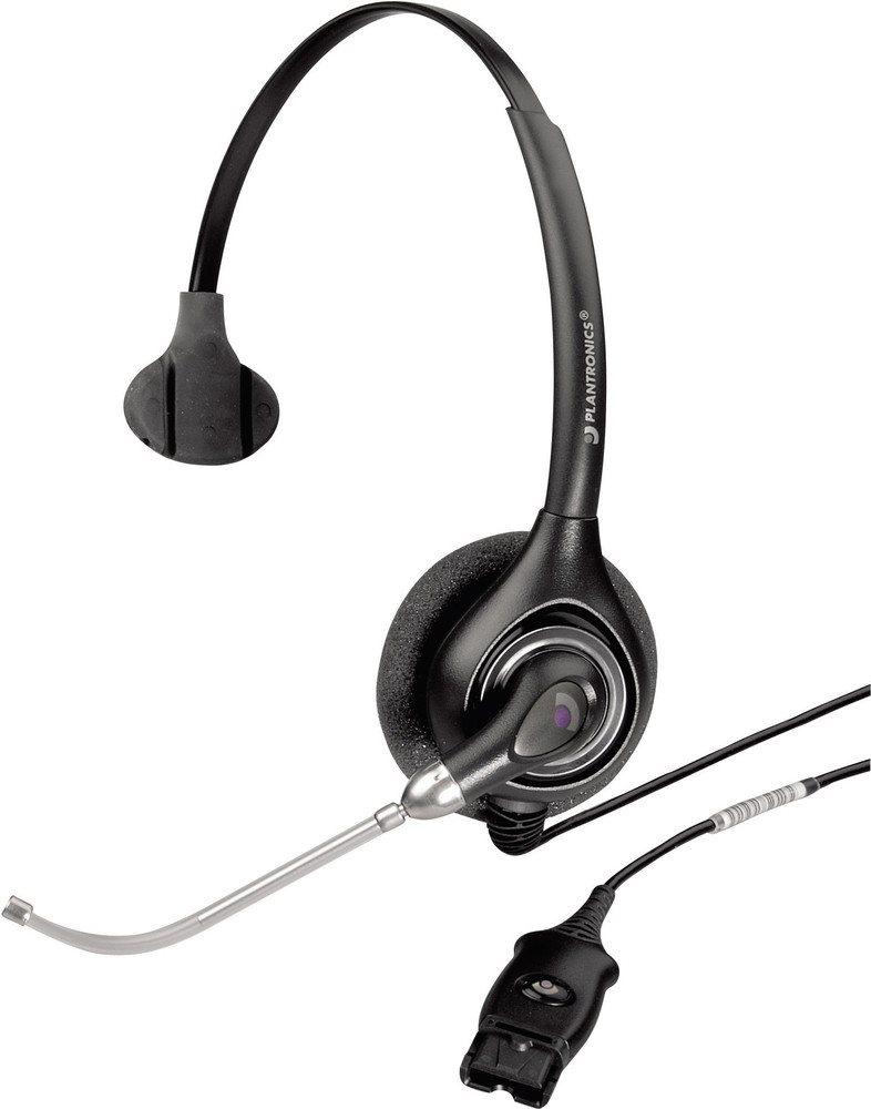 Plantronics HW251/A Telefon-Headset QD (Quick Disconnect ...