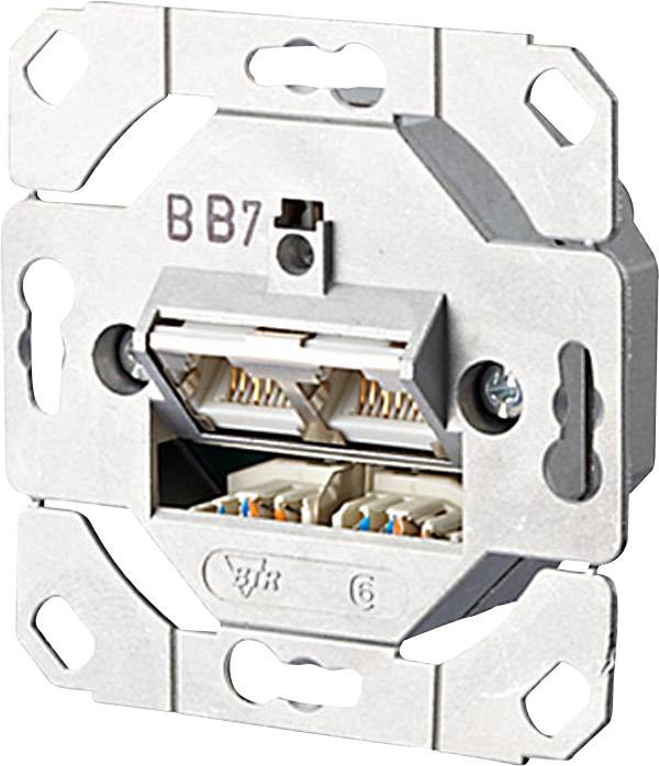 Netzwerkdose Unterputz Einsatz CAT 6 2 Port Metz Connect - Conrad ...