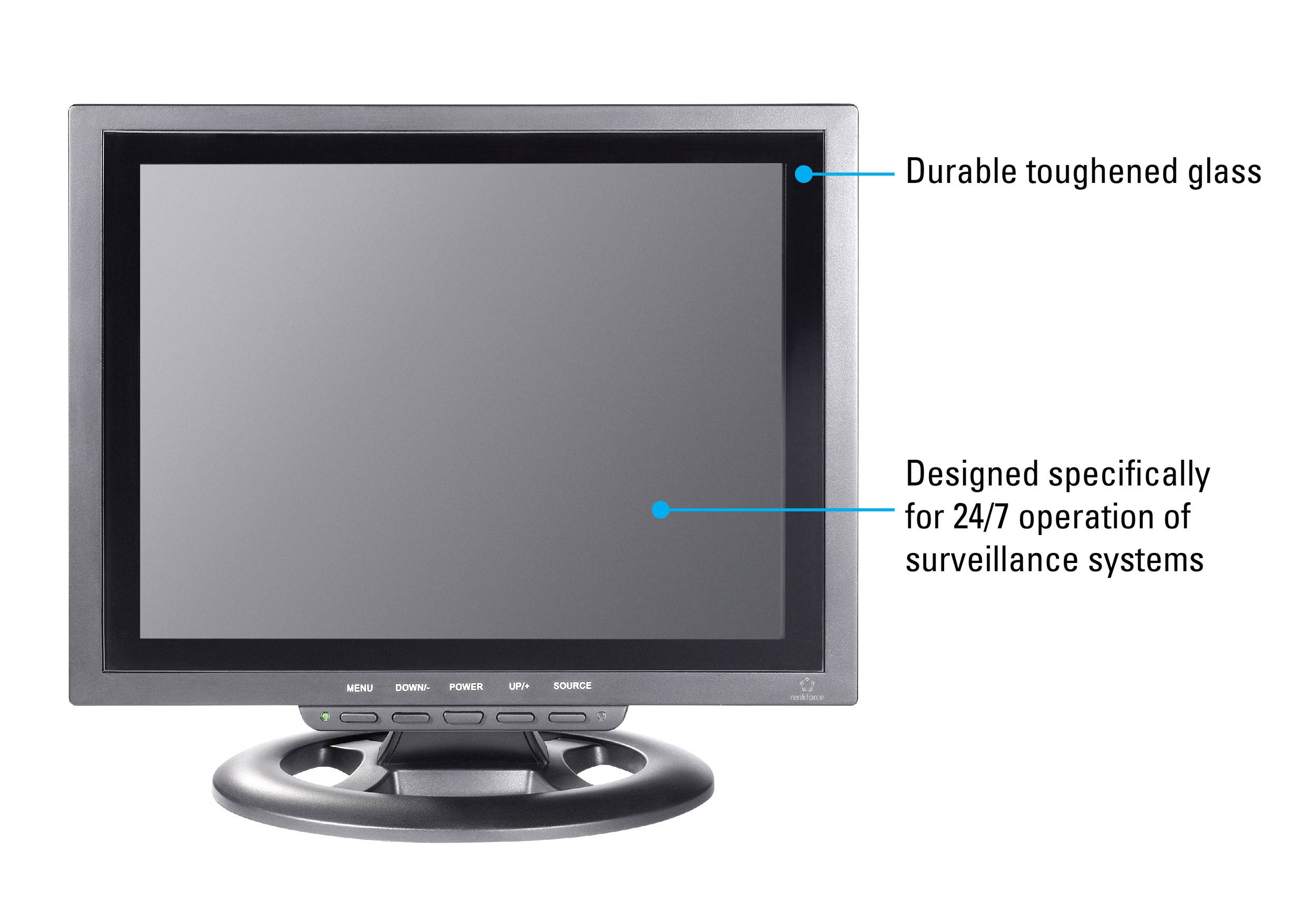 Buy Renkforce 449238 LCD CCTV monitor EEC: C (A - G) 30.48 cm 12 inch ...