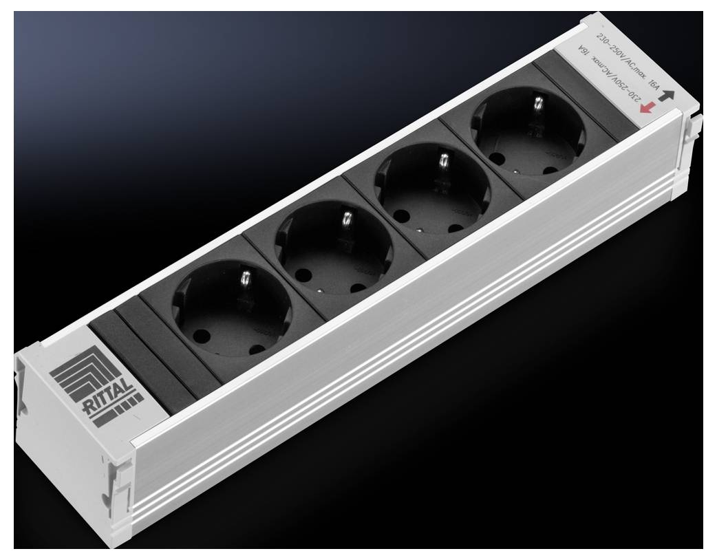 Buy Rittal 7856.008 19 inch Server rack cabinet busbar Aluminium ...