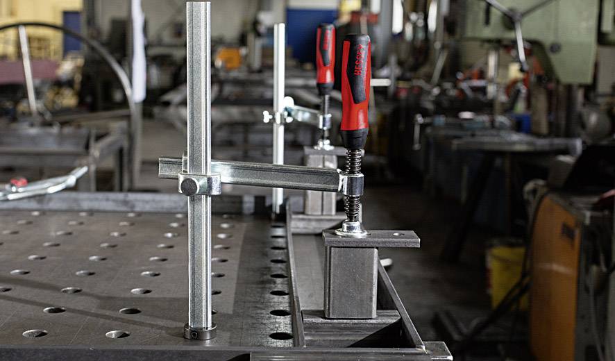 Buy Lever clamp for welding tables with variable radius Bessey TWV28-30 ...