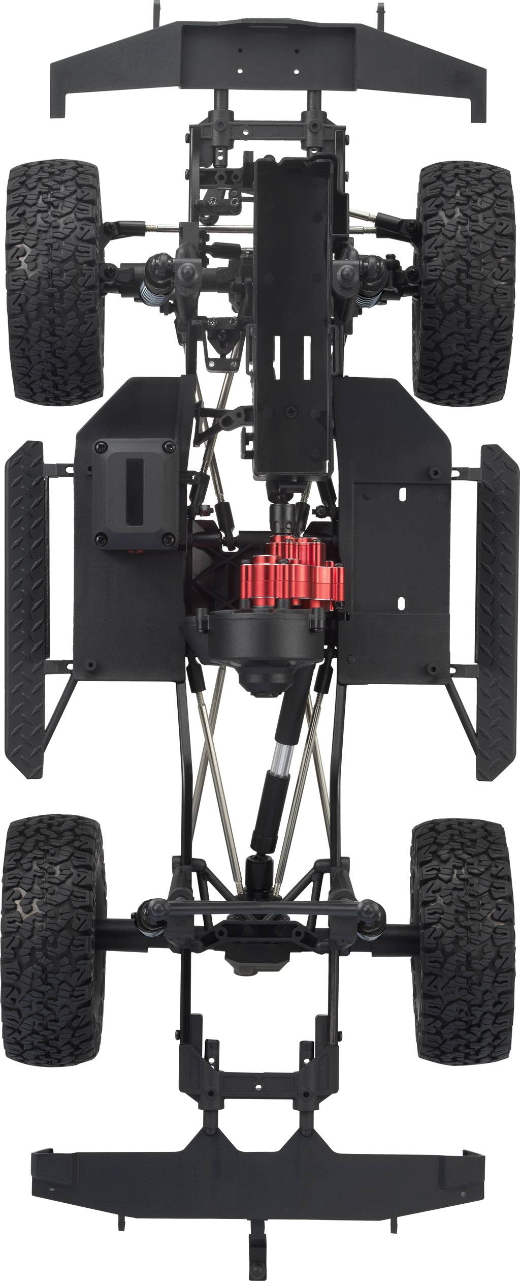 Buy Reely Free Men 1:10 RC model car Electric Crawler 4WD Assembly kit ...