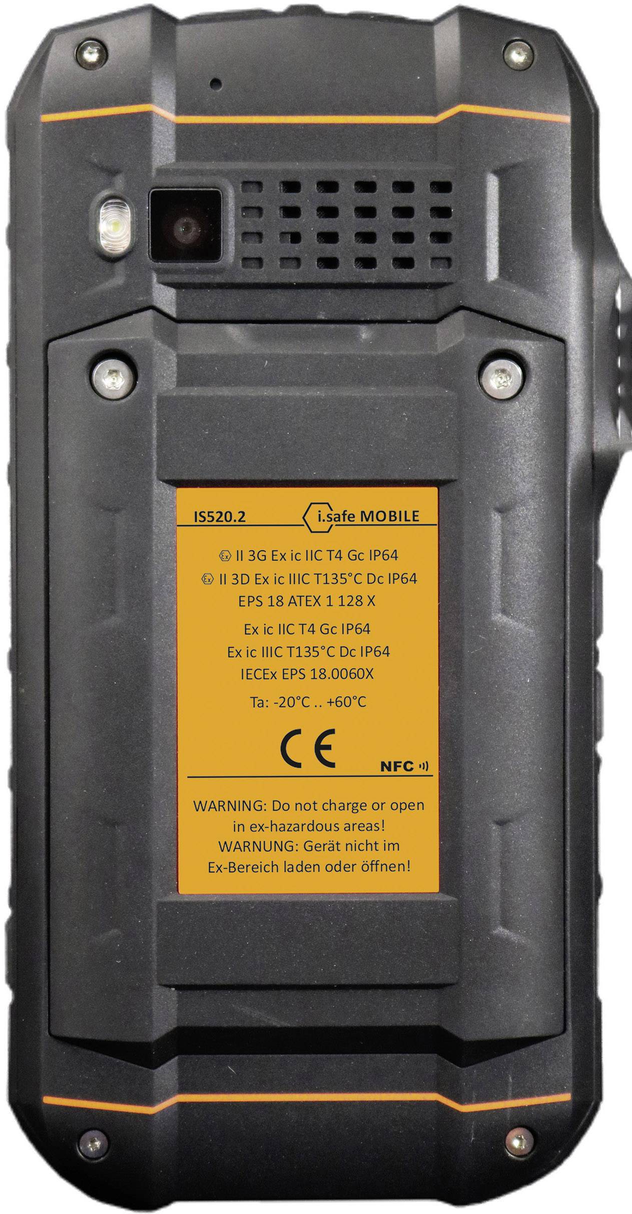 i.safe MOBILE IS520.2 Ex-proof smartphone Ex Zoning 2 11.4 cm (4.5 inch ...