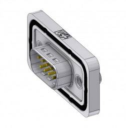 Buy Deltron Connectors Deltron DTSWM09PZ/2M85UN D-SUB plug 180 ° Number ...