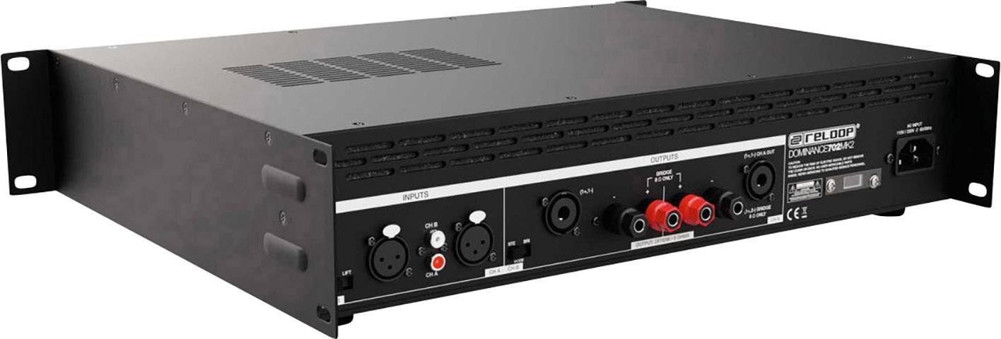 Buy Reloop Dominance 702 MK2 PA amplifier RMS power per channel (at 4 ...