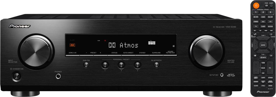 Pioneer av receiver dimensions