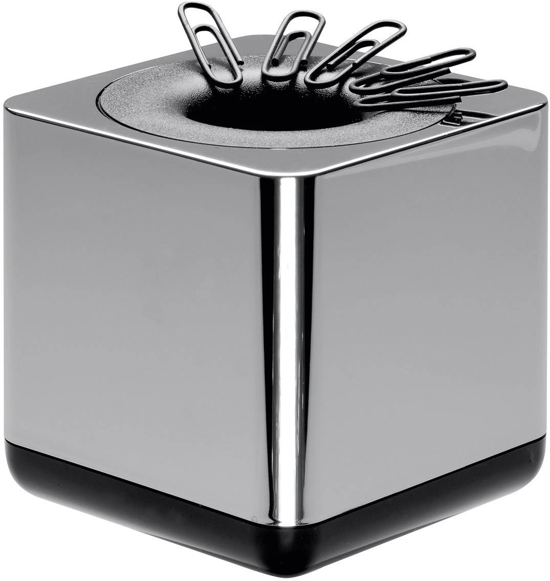 Buy HAN Paper clip dispenser i-Line CHROME 27652-88 Chrome, Black ...
