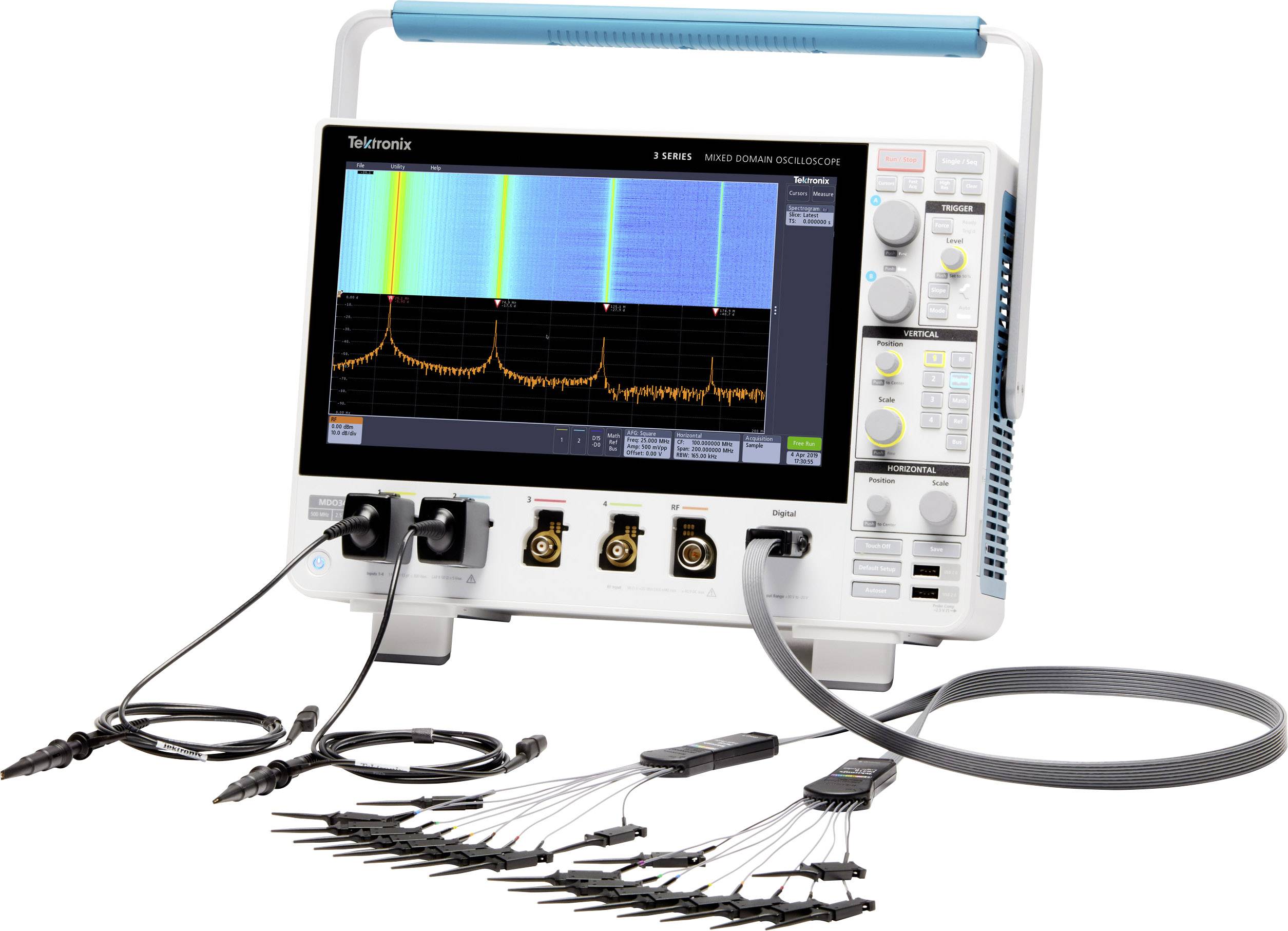 Tektronix MDO34 3-BW-200 Digital 200 MHz 2.5 GS/s 10 MP 8 Bit 1 pc(s) | Conrad.com