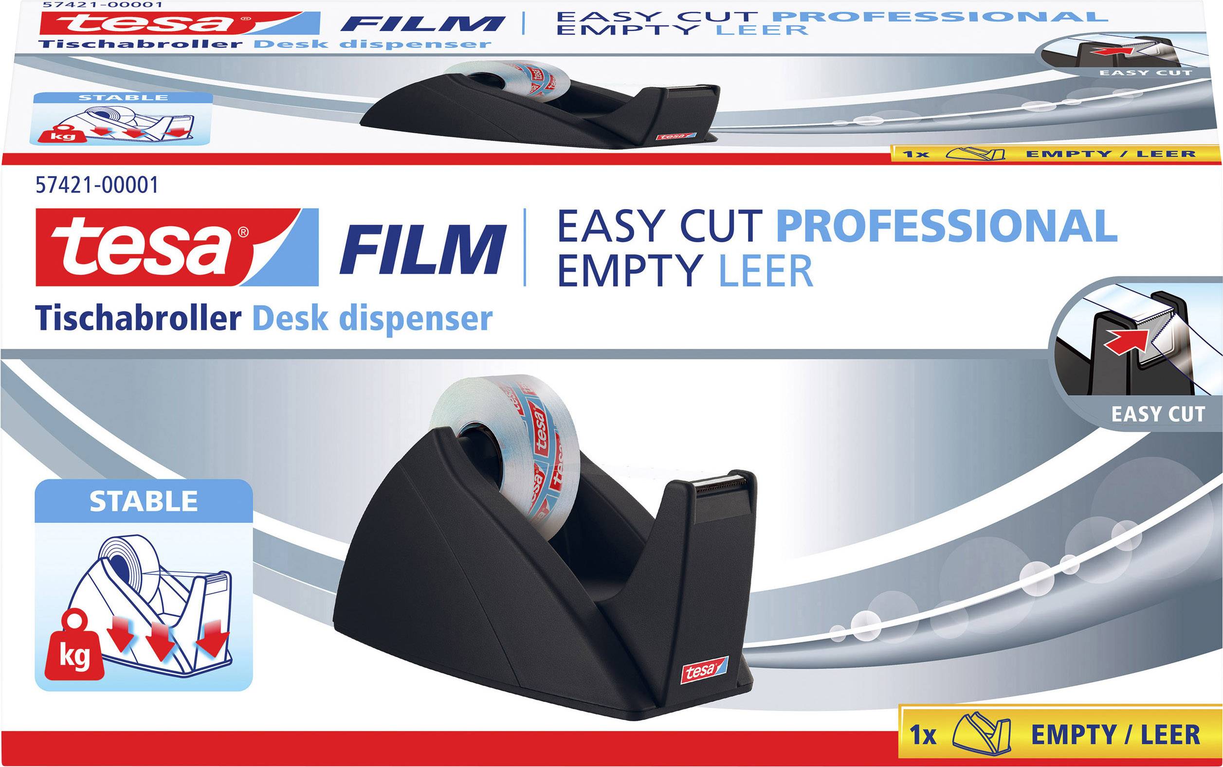 Buy tesa Tape dispenser Easy Cut Black Barrel width (max.): 19 mm ...