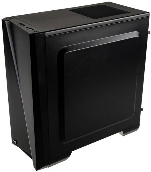 AeroCool Cylon Mini RGB Midi tower PC casing Black Built-in fan ...