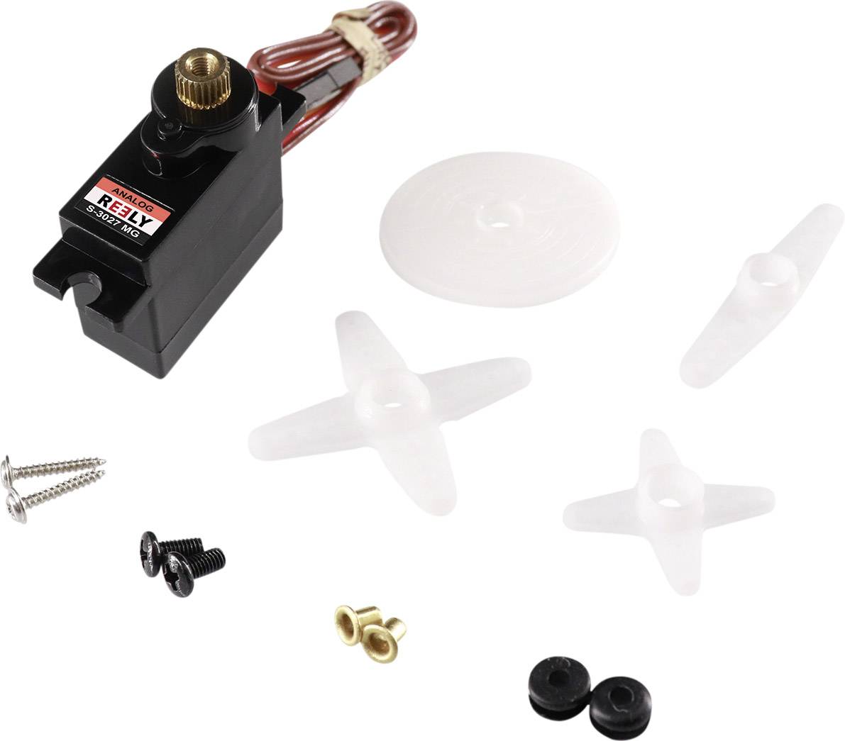 Buy Reely Micro servo Analogue servo 17 G Gear box material: Metal ...