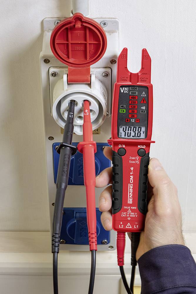 Buy Benning CM 1-4 Clamp meter Digital CAT III 1000 V, CAT IV 600 V ...