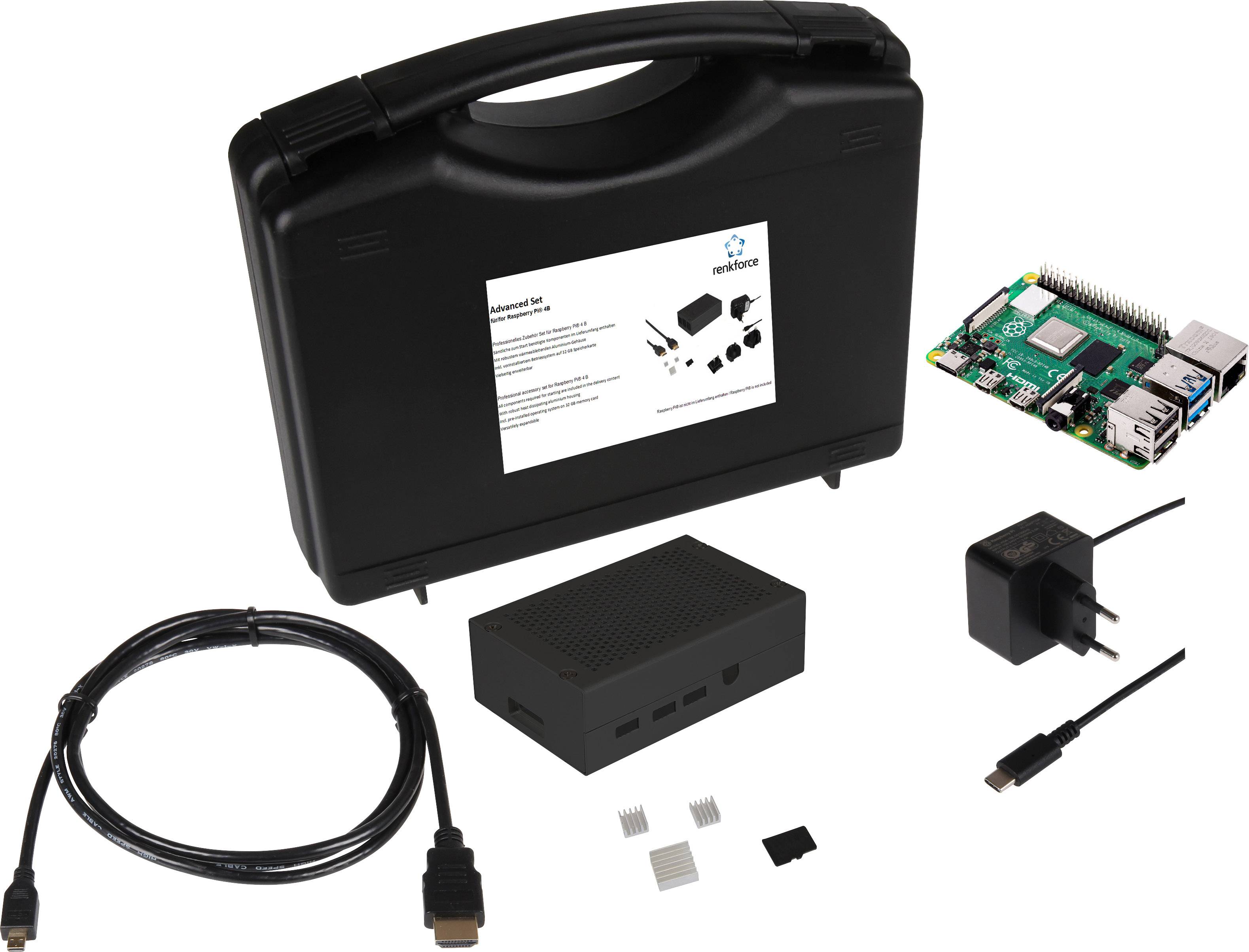 Renkforce Advanced Set Raspberry Pi 4 B 2 GB 4 X 1 5 GHz Housing PSU