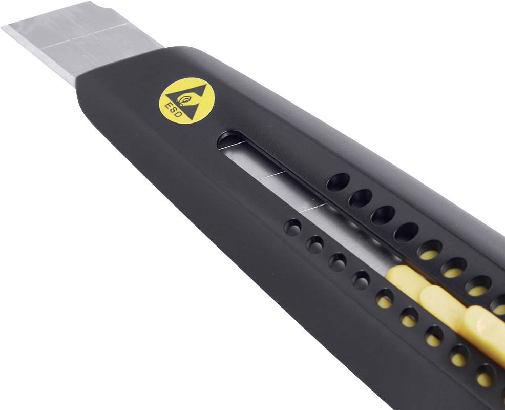 ESD cutter/all-round knife with conductive grip Bernstein Tools 5-519 1 ...