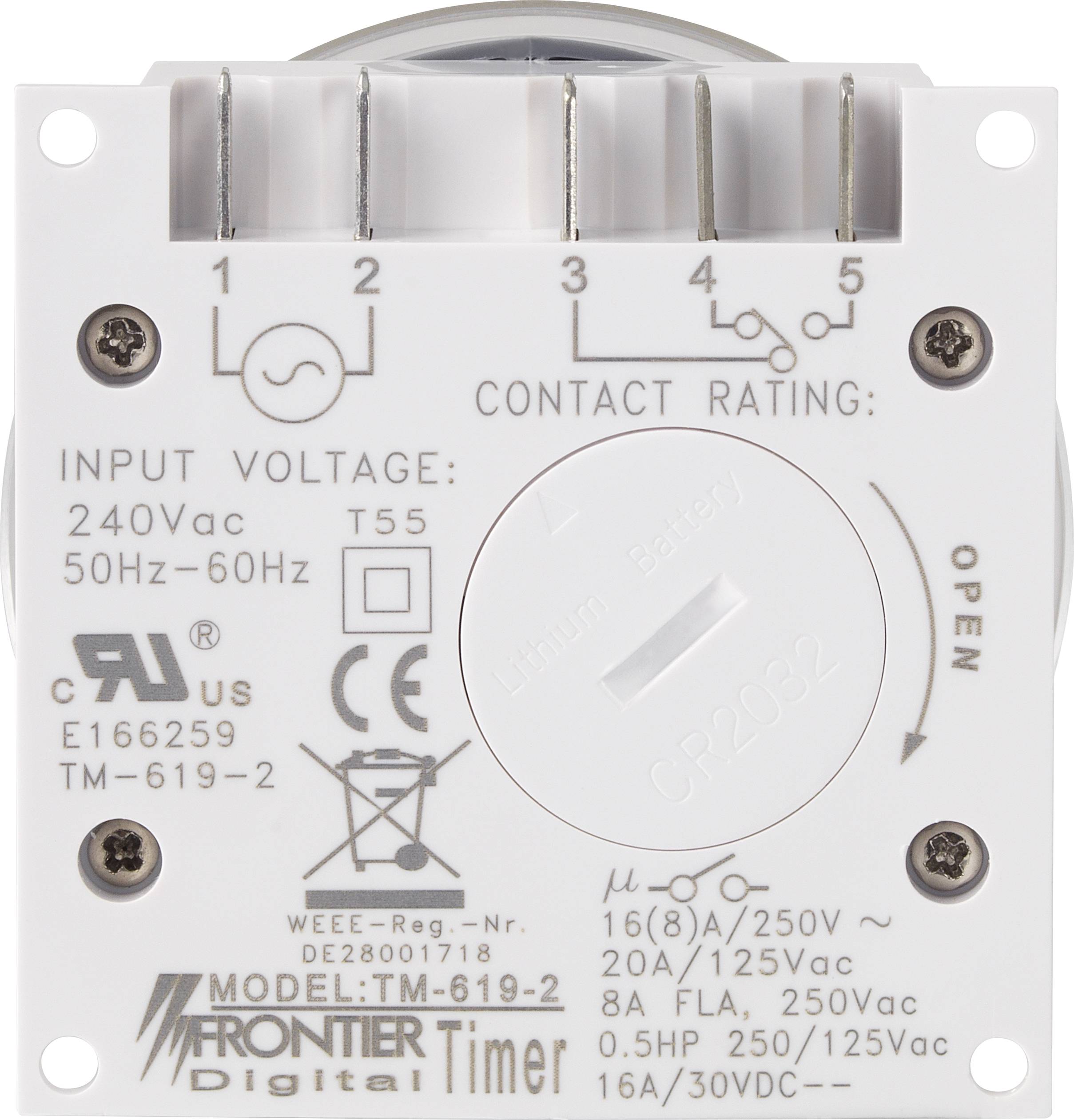 Buy Front panel mount timer digital 230 V AC 4000 W | Conrad Electronic