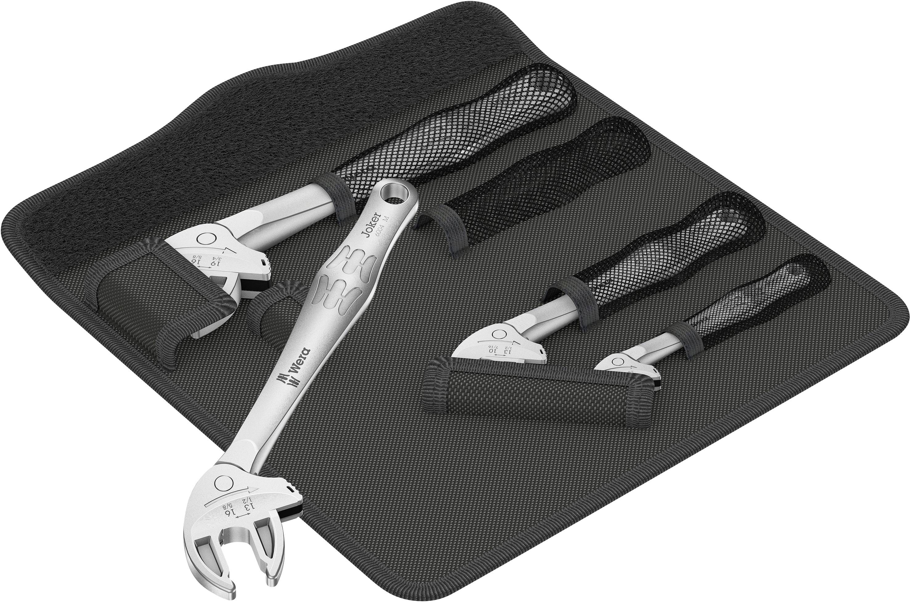 Buy Wera 05020110001 6004 Joker 4 Set Single ended open ring spanner 4 piece Conrad Electronic