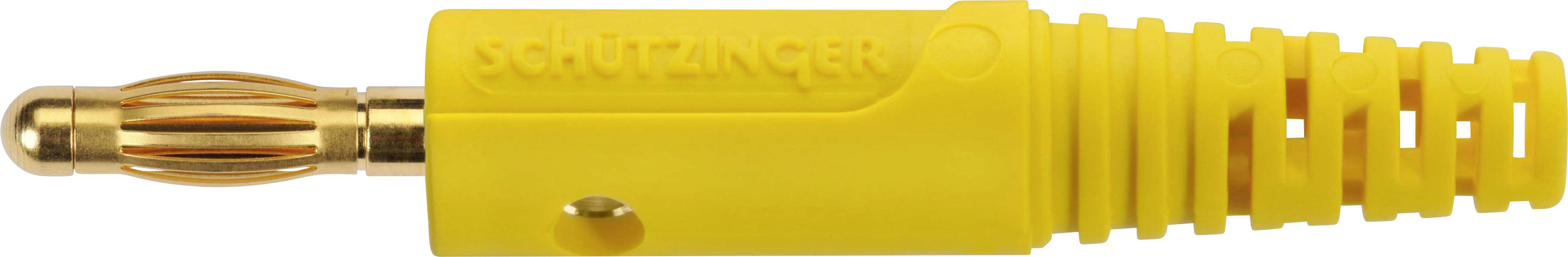 Buy Spring-loaded plug Yellow Schützinger DI FK 8 S Au / GE 1 pc(s ...