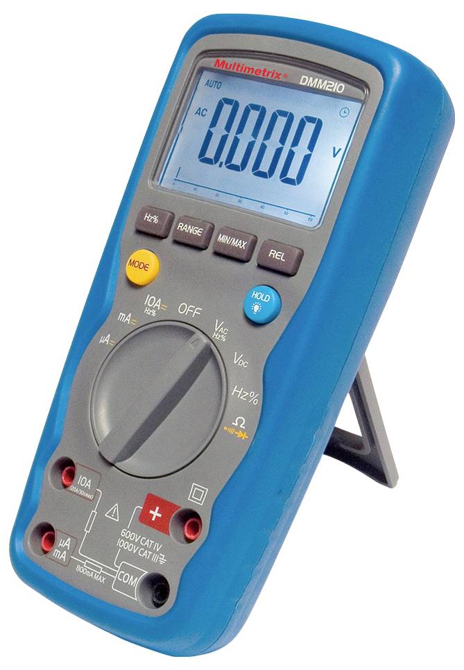 Buy Multimetrix DMM 210 Handheld multimeter Digital Waterproof (IP67 ...