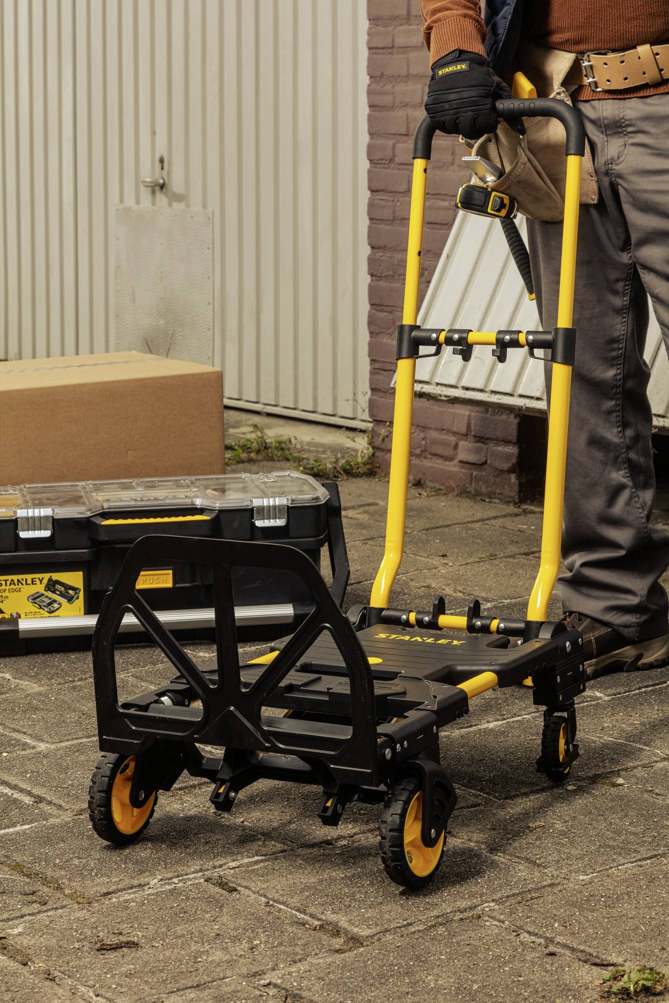 STANLEY 2-in-1 Folding Sack Truck/Trolley, 55% OFF