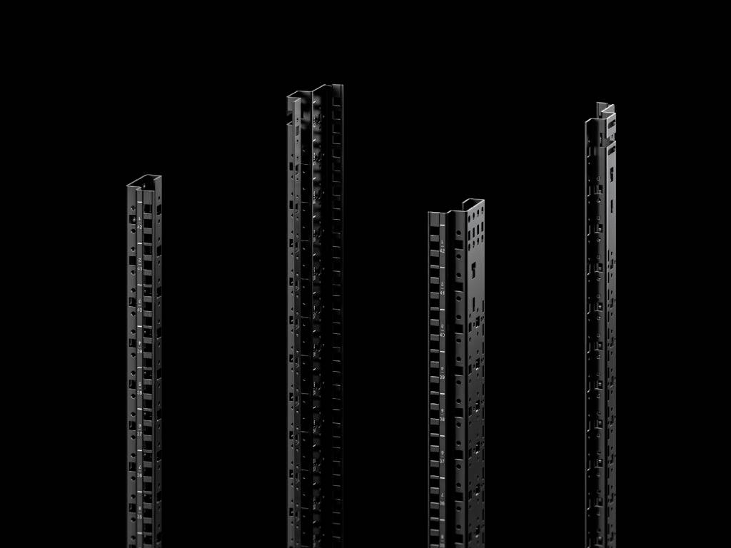 Buy Rittal 5302106 19 inch Server rack cabinet rails Black | Conrad ...